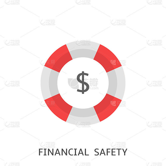 Financial safety icon Vector