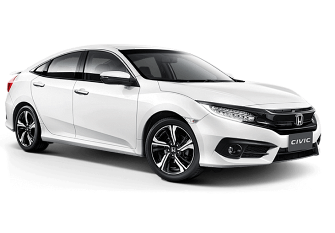 本田 白色 轿车 其他元素免抠png图片壁纸