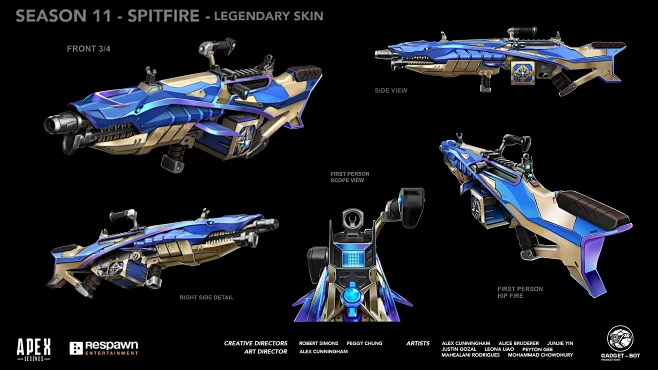 Apex Legends // Spitfire Legendary Skin-花瓣网