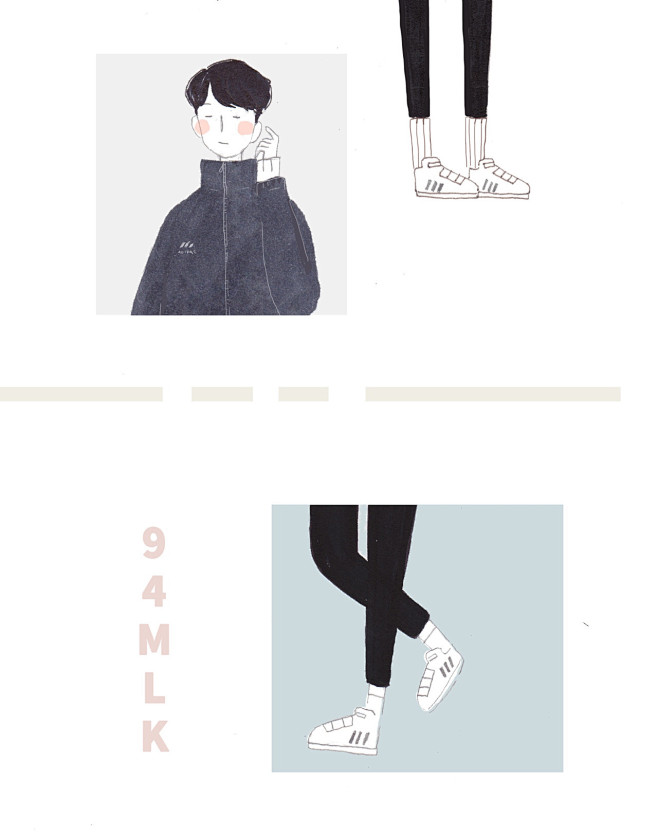 日系治愈系小清新简约插画壁纸 94mlk 高清原图微博：童话壁纸王国