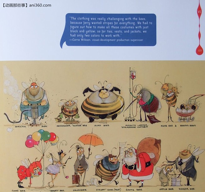 梦工厂《蜜蜂总动员》角色设定|Carlos Grangel, Christophe Lautrette, Craig Kellman ...