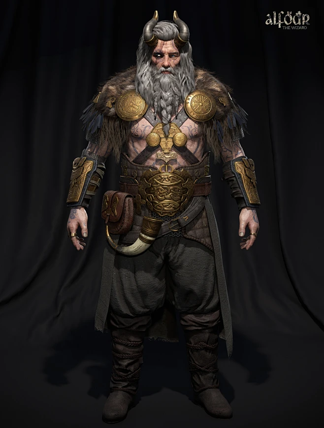 Alföđr The Wizard, Sasawat Intakul : Real-time character based on a God ...
