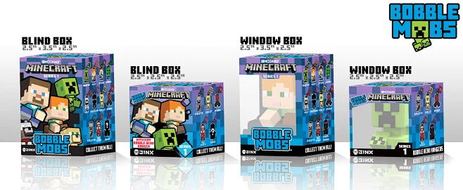 minecraft Packaging toy brand logo-花瓣网