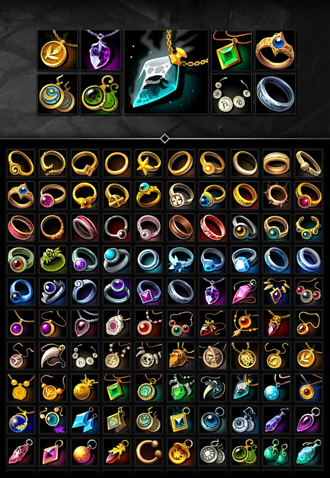 alekzander-zagorulko-rpg-jewelry-icons-loot.jpg (1200×1738)-花瓣网