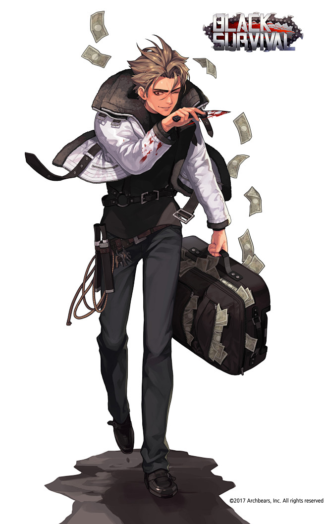 DNF原图psd +黑色幸存者 blacksurvival】 皮肤原画 高清立绘绝对原图