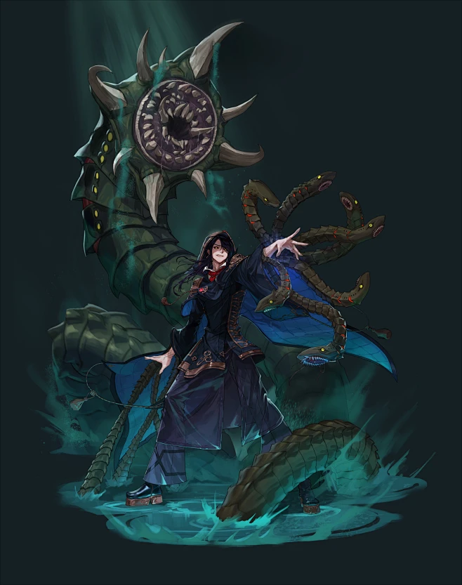 DNF，仙界，NPC，立绘，杀虫，操虫术-花瓣网