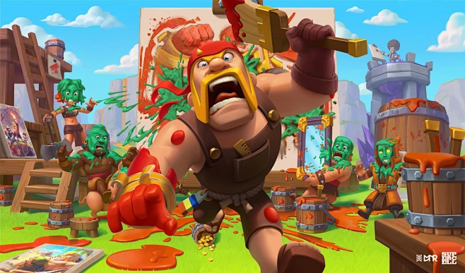 Clash of Clans- Color Fest Season-花瓣网