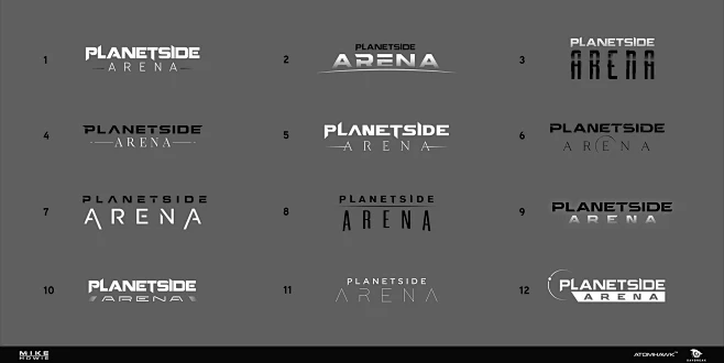 Planetside Arena: Logo Design图片_logo图片素材-花瓣网