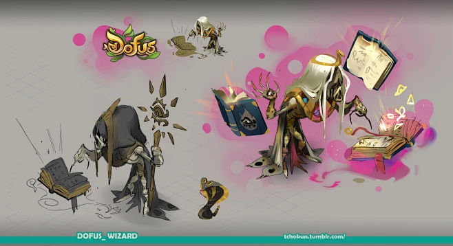 DOFUS Mmo-SAHARACH Characters, Kim Ettinoff : A set of family monster i ...