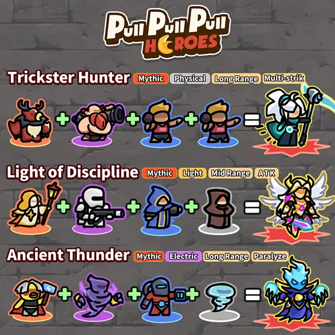 Pull Pull Pull Heroes -TD Game-1200 X 1200-2025-07-28-fa231428cba40bd58eb9337293b5b8f0-花瓣网