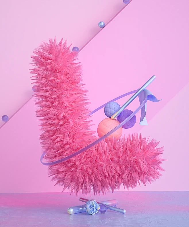 C4D-26个字母练习_执念萧萧_68Design-花瓣网