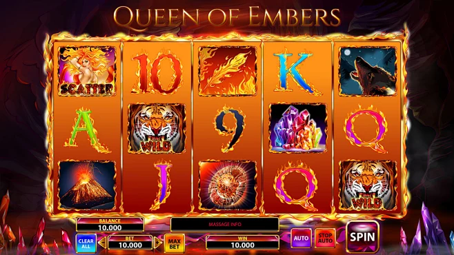 Online slot machine for SALE - "Queen of Embers" : If in life you lack ...
