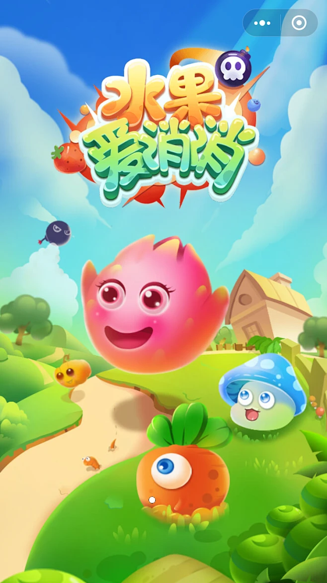 Q版H5小游戏logo-花瓣网