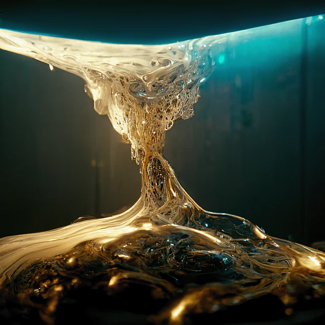 3D abstract ai Digital Art visualization cybernetic fluid generative ...