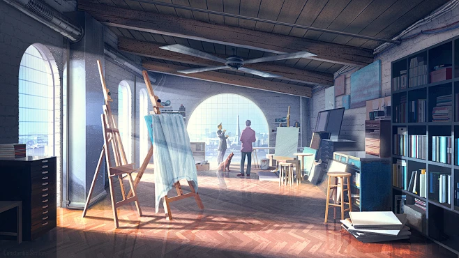 constantin-simion-constantin-simion-paris-art-workshop-花瓣网