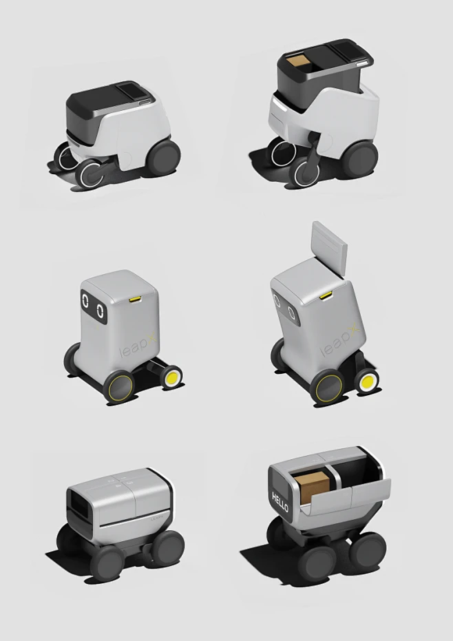 前瞻性设计探索｜无人配送机器人的未来 - 普象网-花瓣网