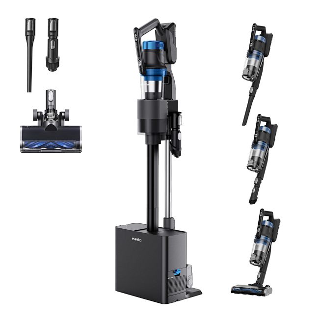 Eureka Cordless Stick Vacuum Cleaner w Station Powerful Multi-Surface ...