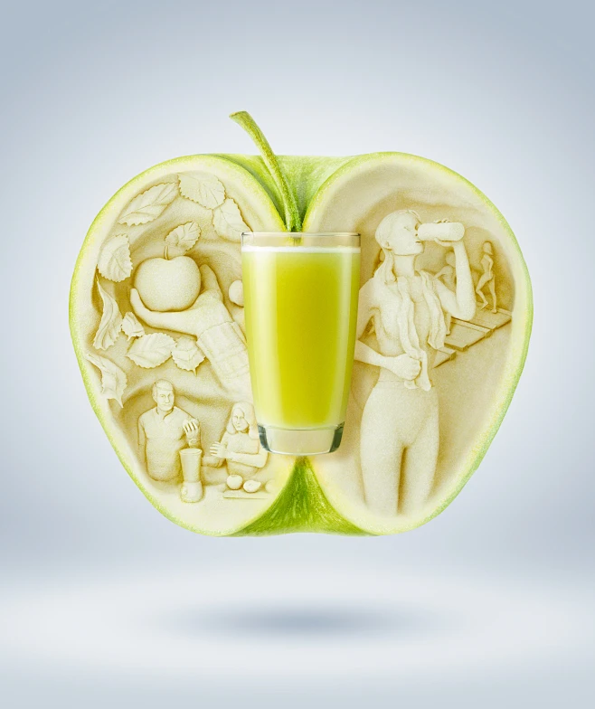 G1661饮料小景合成(3840×4575)图片_创意合成图片素材-花瓣网