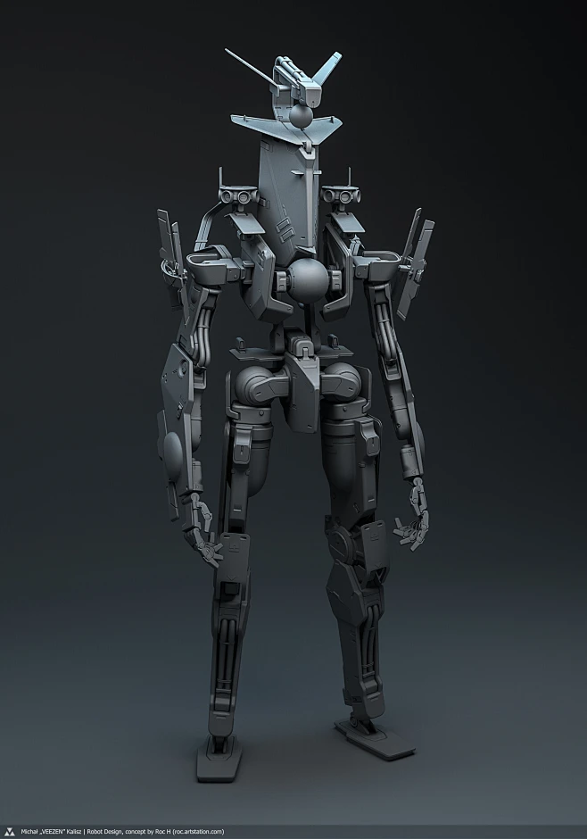 Robot Design "200401", Michal Kalisz : Robot design which I made in ...
