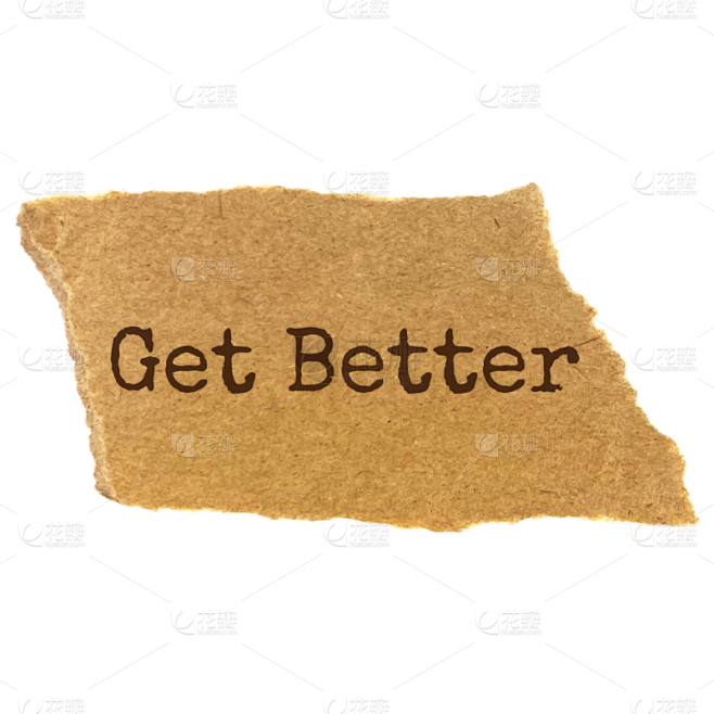 Teared Paper Text Sticker