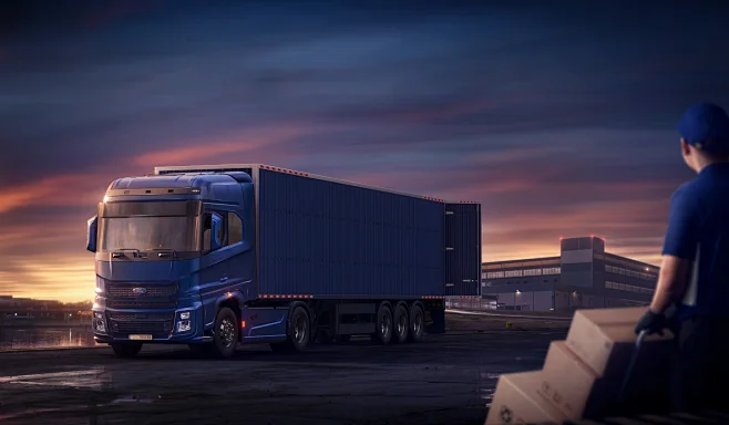 3D caio vinicius car CGI Digital Art Ford Matte Painting photoshop re-花瓣网