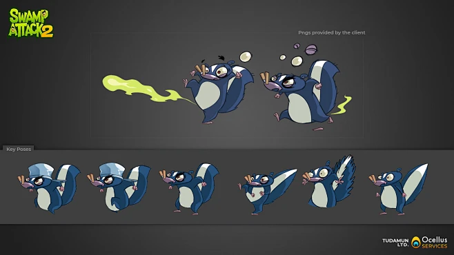 Swamp Attack 2 - Skunk Animations-花瓣网