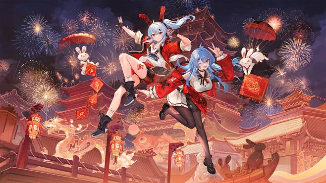 2233 New year!-花瓣网