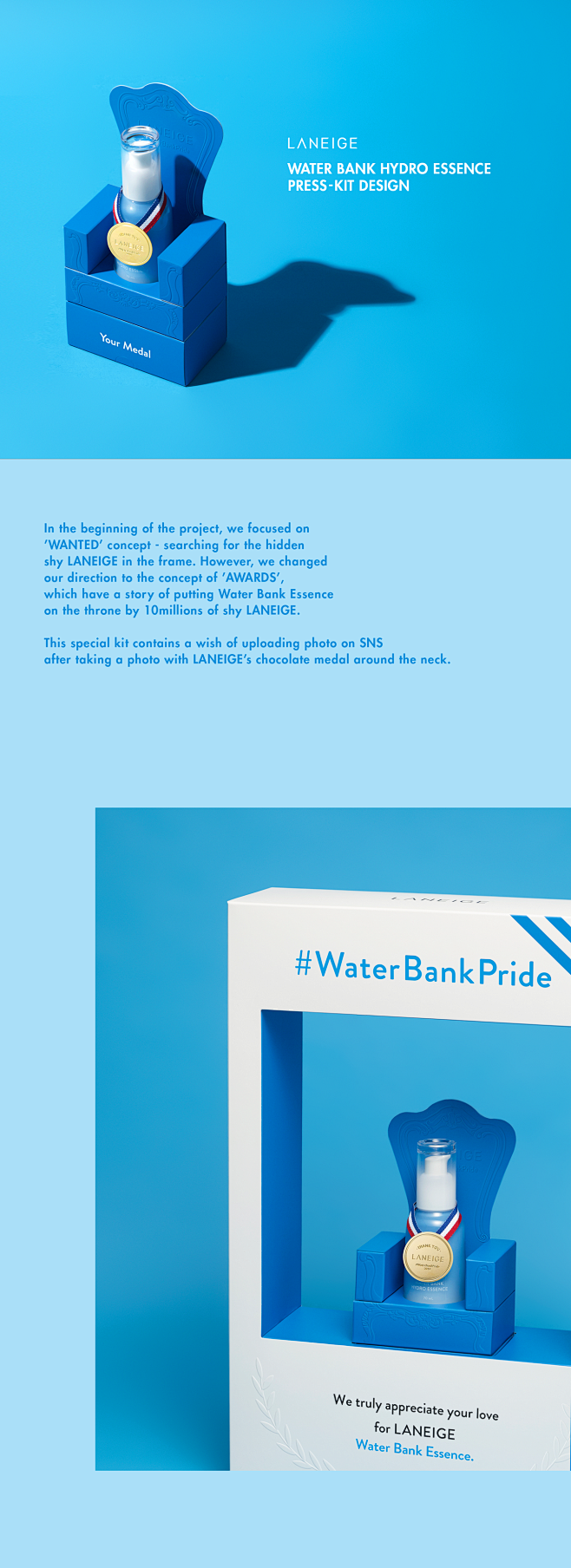 LANEIGE WATER BANK HYDRO ESSENCE PRESS KIT on Behance-1