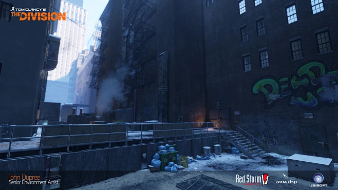 Tom Clancy's The Division, John Dupree : Some of the areas I worked on ...