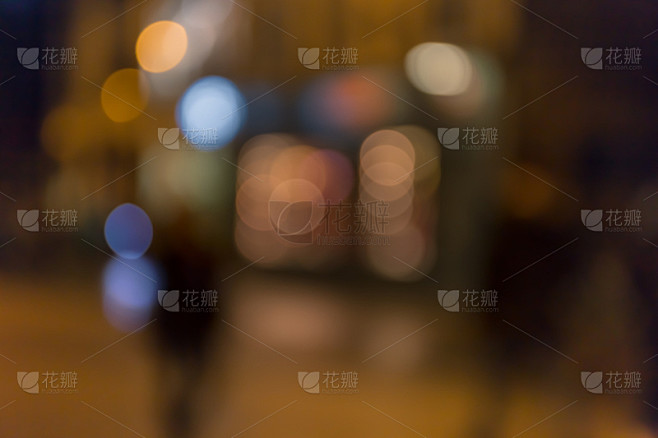 blurred background of Crowded street in Oxford, UK