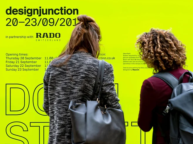 Design Junction Wayfinding Strategy - Maynard Design : Event wayfinding ...