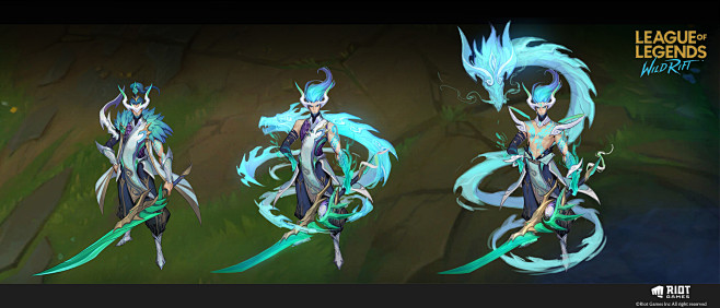 League of Legends: Wild Rift Zephyr Dragon Yi 神龙尊者-易大师