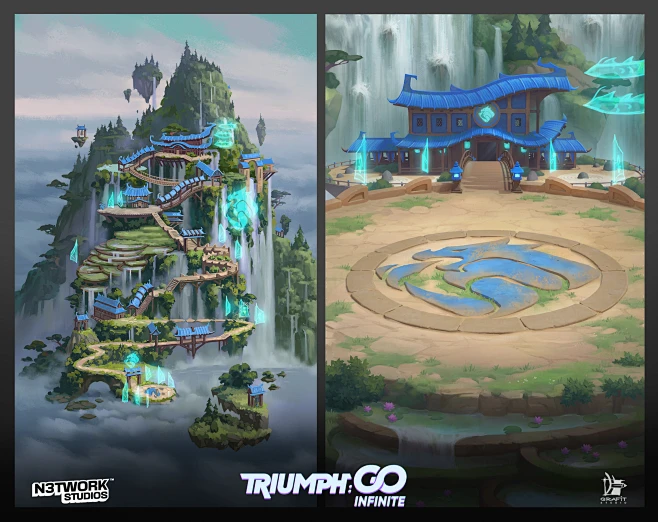 Triumph: GO Infinite – Mobile Game Environment Art-花瓣网