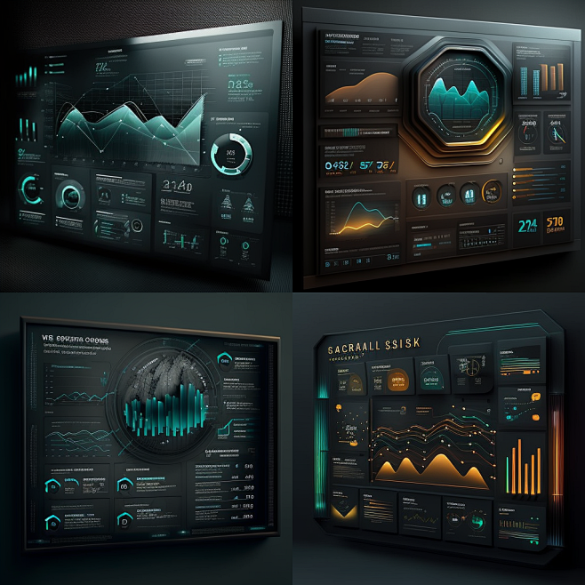 Site design for a consumer data market dashboard, realistic, futuristic ...