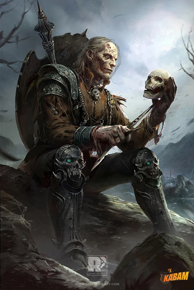 BoneCarver [www.redpencilart.com], Red Pencil Art : @2014 Kabam Cards 4 ...