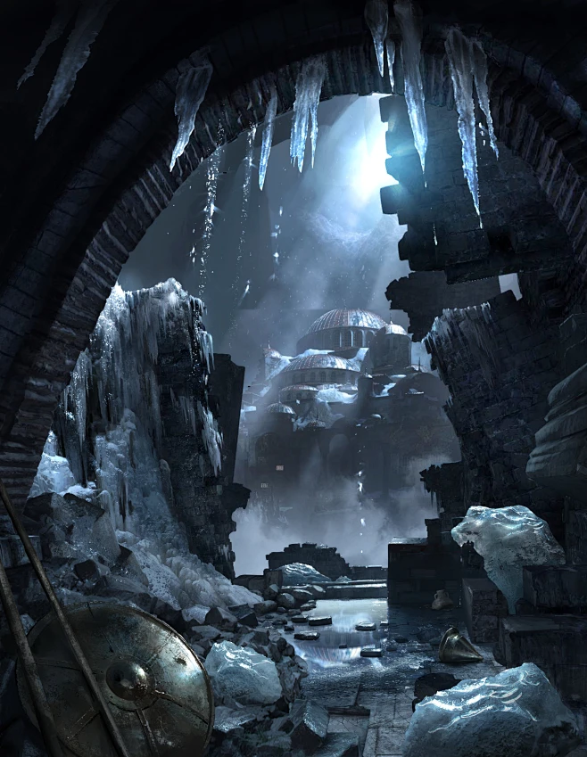 Byzantine Ice Caves - Rise of the Tomb Raider, Mark Castanon : The ...