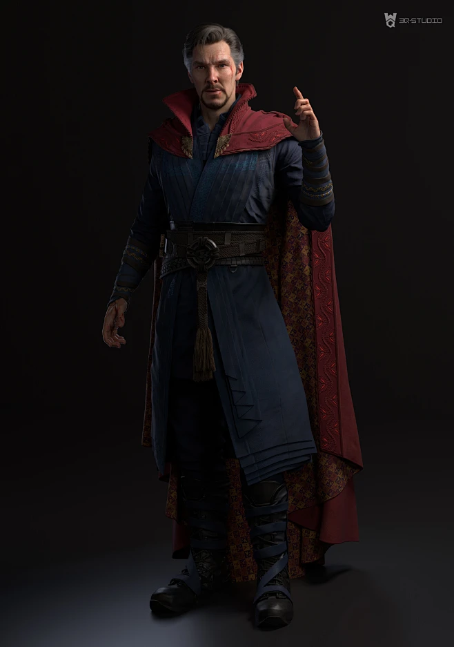 Doctor strange fan art : only one Holmes.-花瓣网