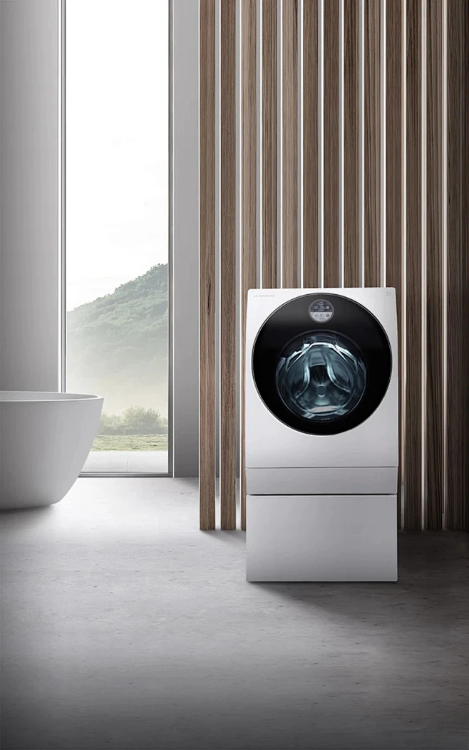 Online Showroom - Laundry Room | LG SIGNATURE : The minimal design of ...