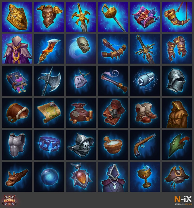 Arcanium Compilation of artifact icons-花瓣网