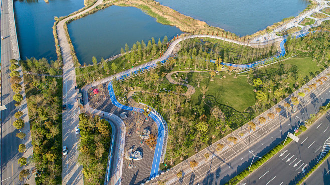 Di Shui Lake Green Belt Linear Park by DLC : DLC: With the ...