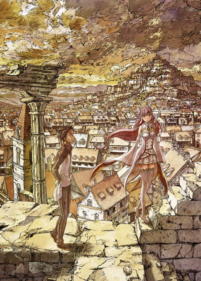 Re:从零开始的异世界生活 - 萌娘百科 万物皆可萌的百科全书图片_绘画图片素材-花瓣网