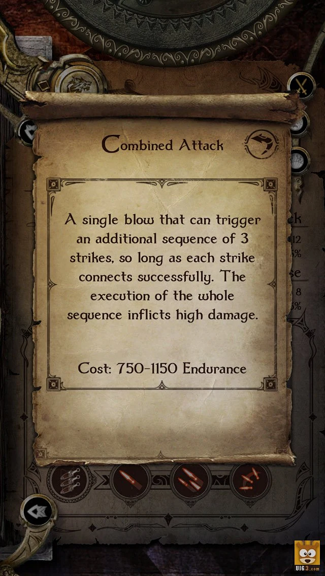 RPG游戏小说《Lone Wolf 孤狼》UI游戏界面-花瓣网