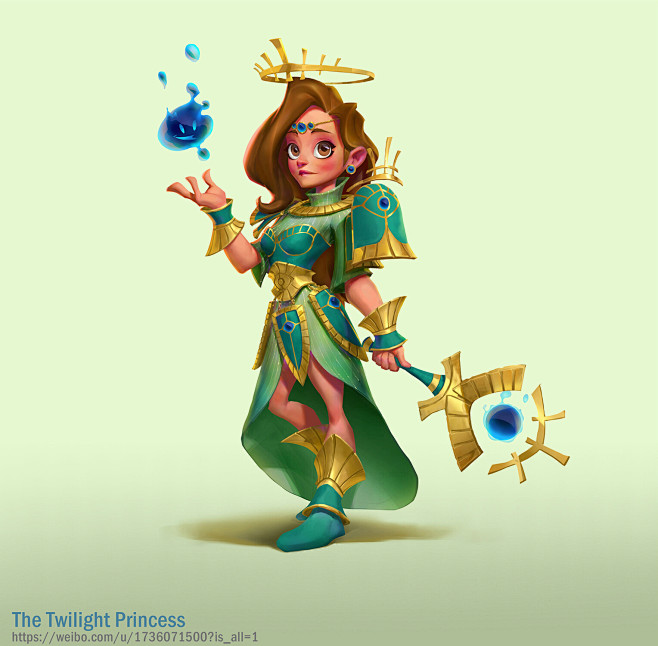 Princess of Light, Dong Cheng : A skin design for the protagonist of ...