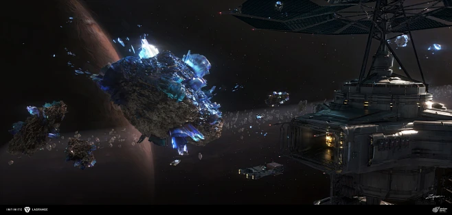 Space Mine Concept-花瓣网