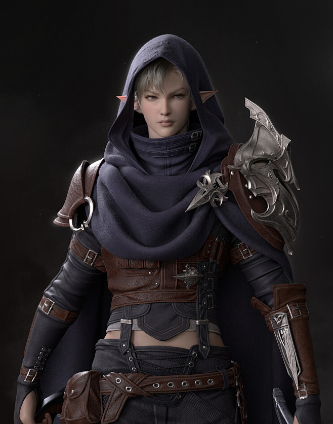 Assassin Elf Ellena Lee-花瓣网