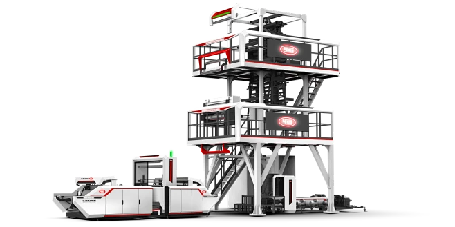 一亿机械 - PE多层共押高速吹膜机 - 形硕板金设计Thinkso-花瓣网