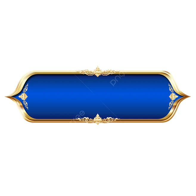 Khmer Border Thai Abstract Gold Luxurious Blue Retro, Border, Thai ...