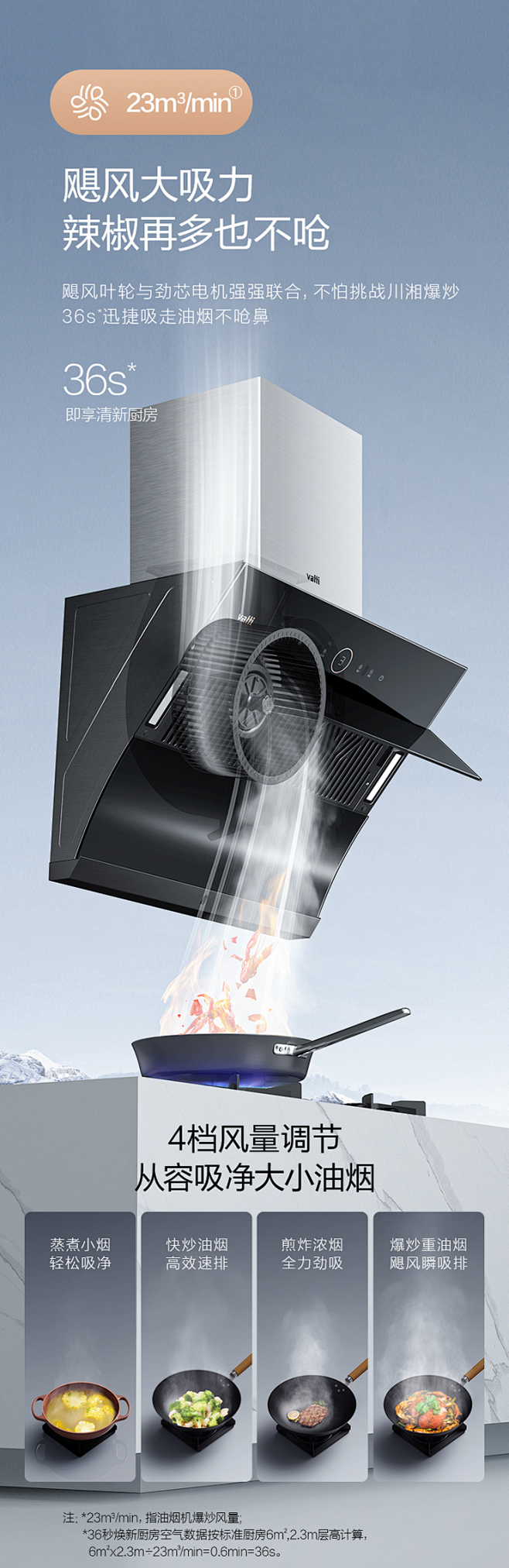 【华帝CXW-240-i11170】华帝（VATTI）抽油烟机家用大吸力小尺寸烟机燃气灶烟灶套装23风量自动清洗侧吸吸油烟机灶具套