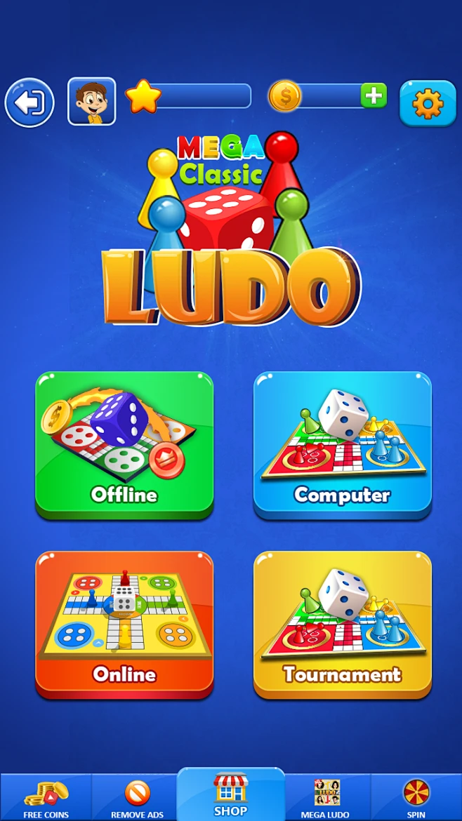 3d game Ludo ludo classic ludo UI design-花瓣网