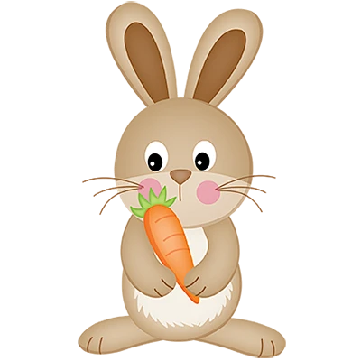 兔子 农场PNG免扣元素-花瓣网